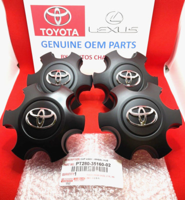 16-23 X4Toyota TacomaSR5 16"Matte Black CenterCap GENUINEOEMPART PT280 ...