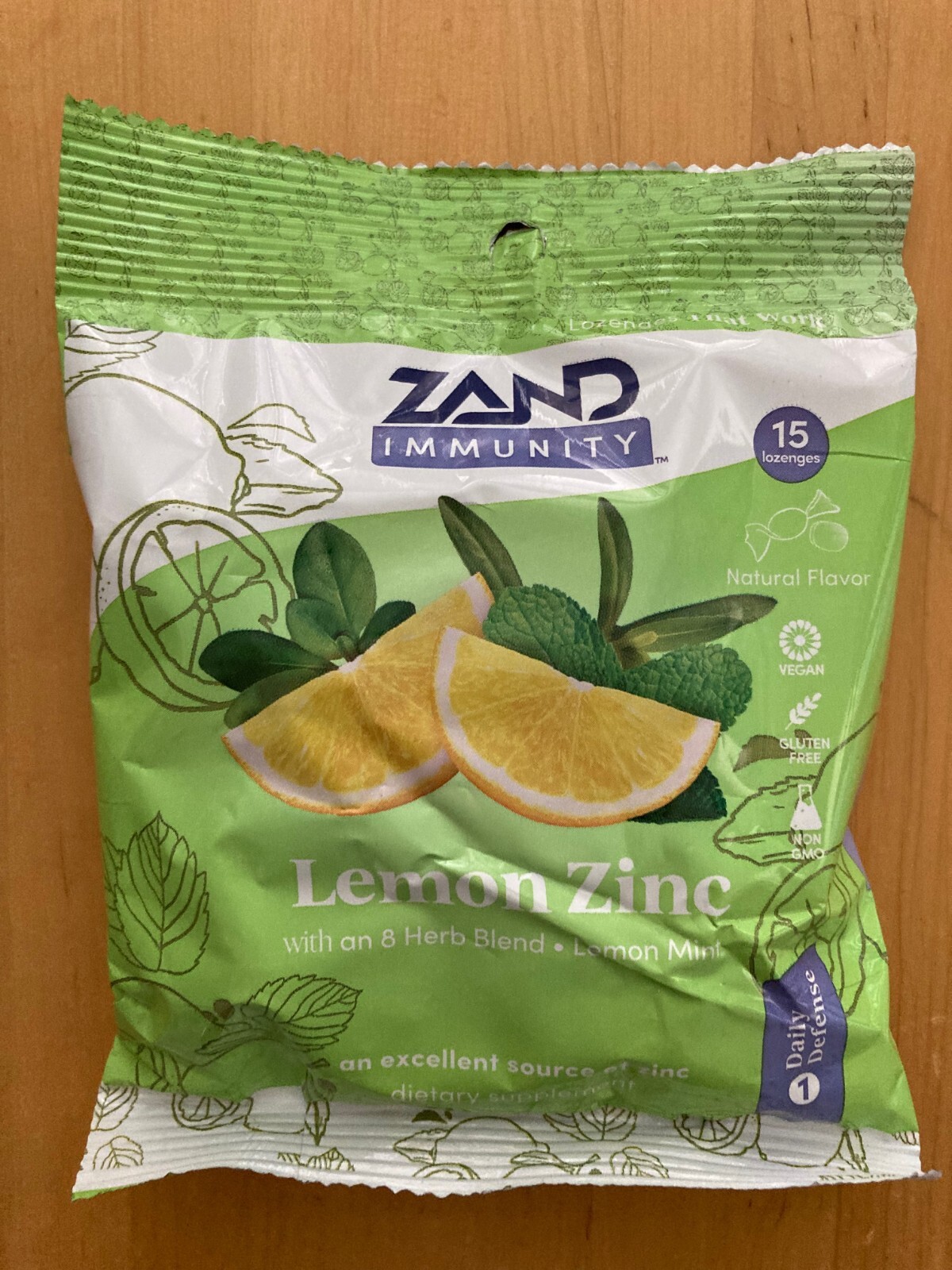 Zand lemon mint zinc lozenges-11 bags of 15 lozenges-NEW | eBay