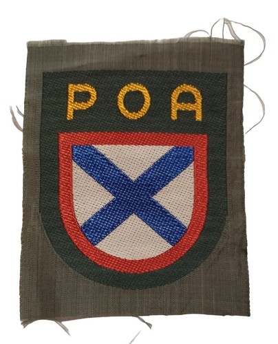 Insigne de bras tissé POA volontaires russes WH WW2 ORIGINAL | eBay