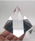150mm Rainbow Optical Crystal Pyramid Prism For Furnishing Articles ...