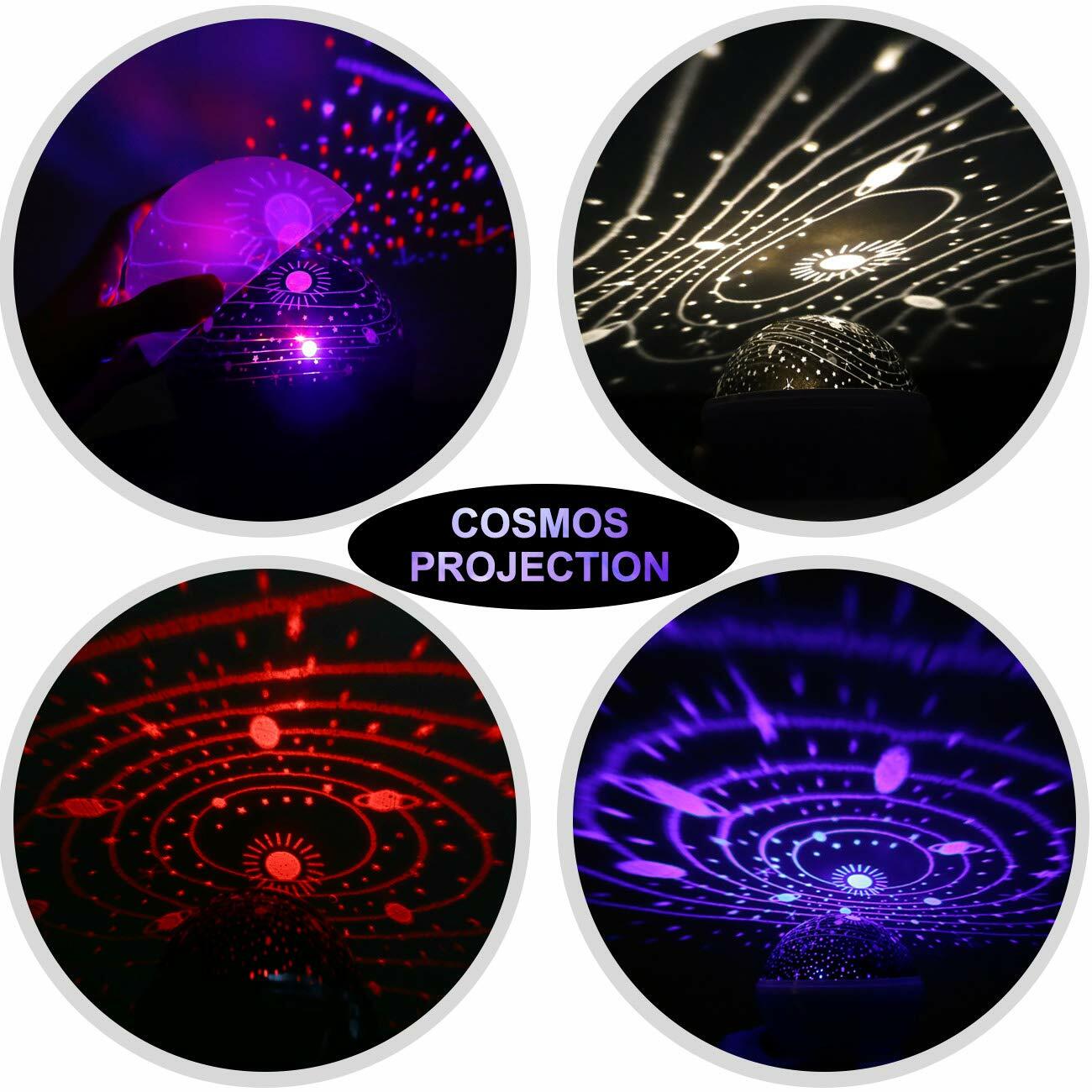 Calming Autism LED Light Sensory Projector Sky Star Night Lamp + Music ...