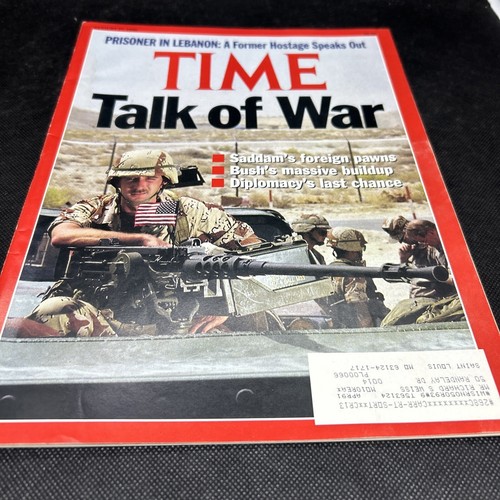 Time Magazine August 27, 1990 Talk Of War | eBay
