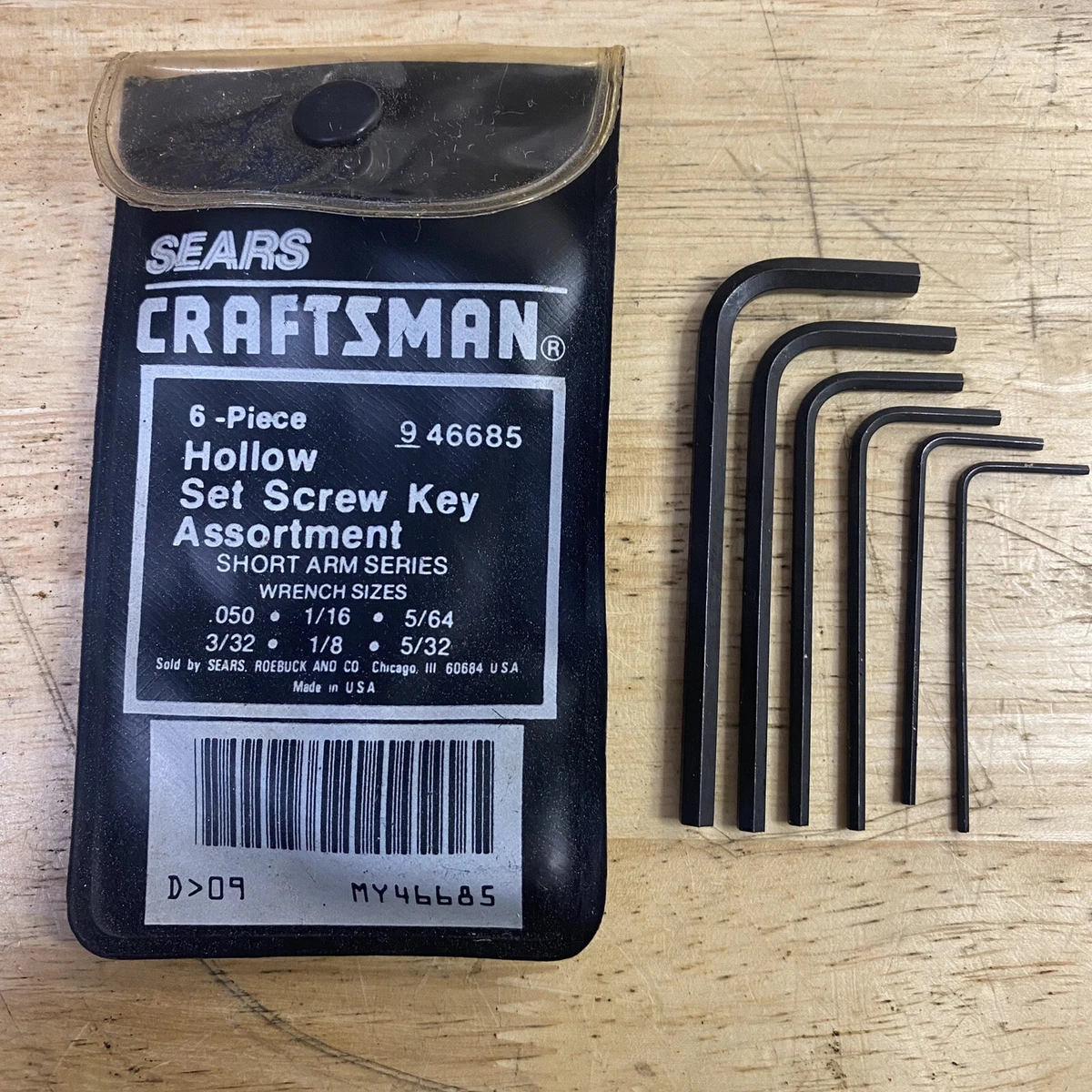 Craftsman Allen Wrench Set