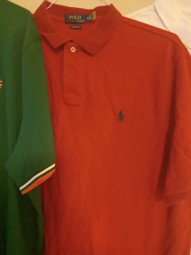 Lot of 3 Polo Ralph Lauren Solid Short Sleeve Polo Shirts 2XL | eBay