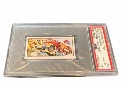 Superman Primrose DC Comic 1968 Trading Card Justice League #36 PSA 8 ...