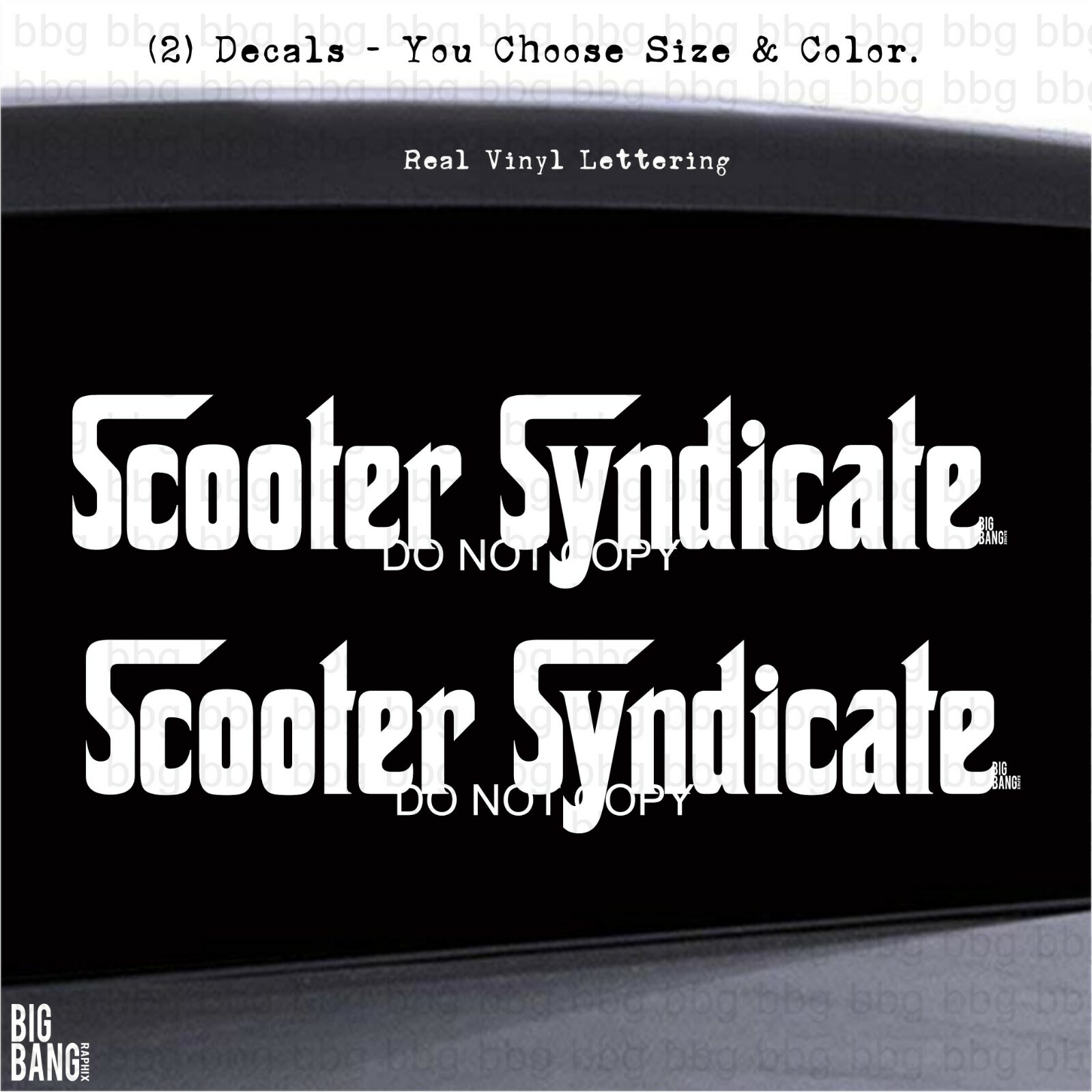 Scooter Syndicate Decal Sticker Funny I love My Moped Life Gift Scooter ...