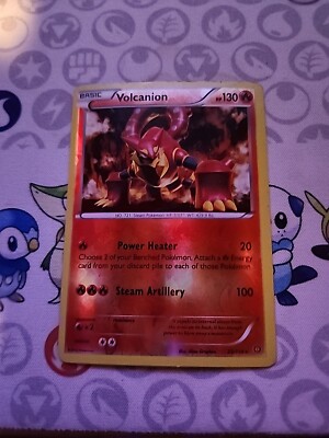 Pokémon TCG - Volcanion 25/114 XY Steam Siege Reverse Holo Rare Card ...