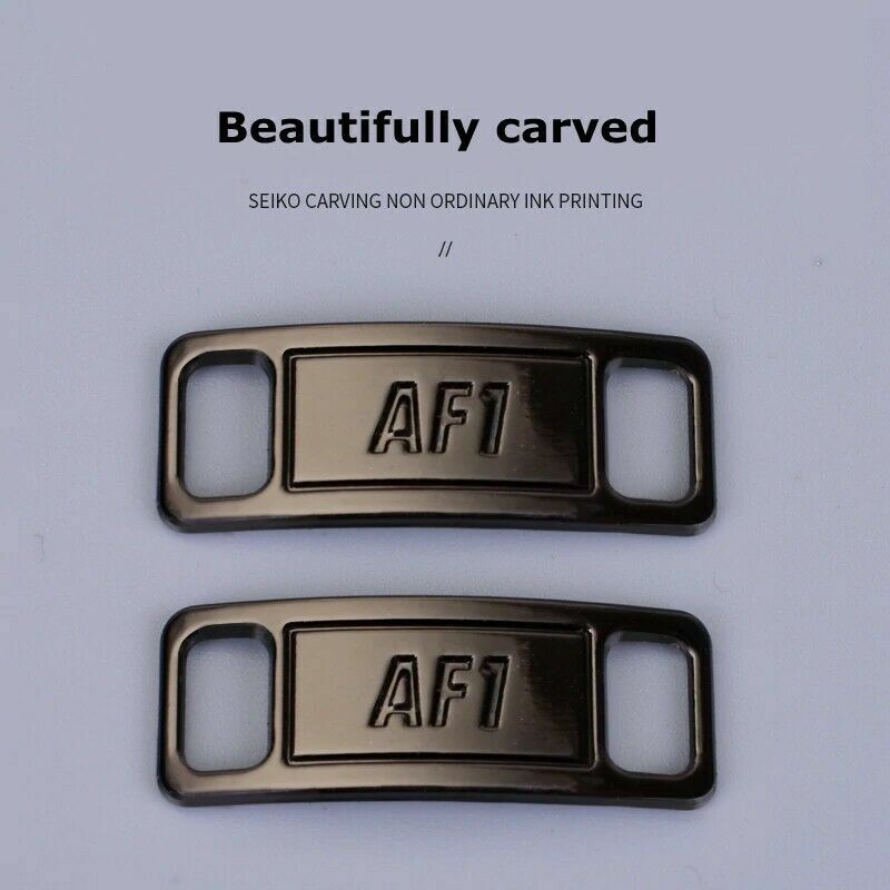 AF1 Replacement Lace Locks Metal Custom Sneaker Tags Badge Air Force ...