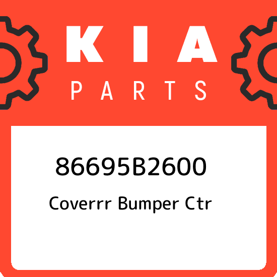 Genuine Kia CTR Cover Rear Bumper 86695B2600 OEM for sale online | eBay