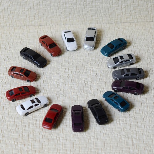 100 pcs N Scale 1/160 Model Cars N gauge | eBay