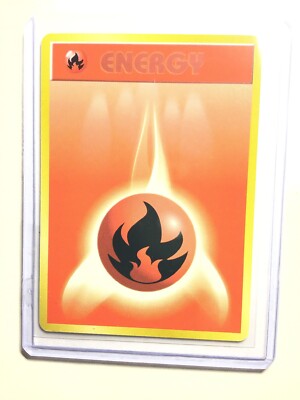 Fire (Red) Energy - Japanese Base Set - Pokemon Card - Energy - NM | eBay