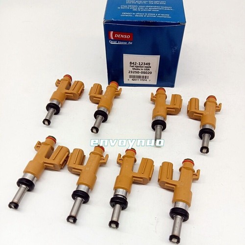 8X Denso Fuel Injectors for 2008-2021 Toyota Tundra 5.7L V8 23250-0S020 ...