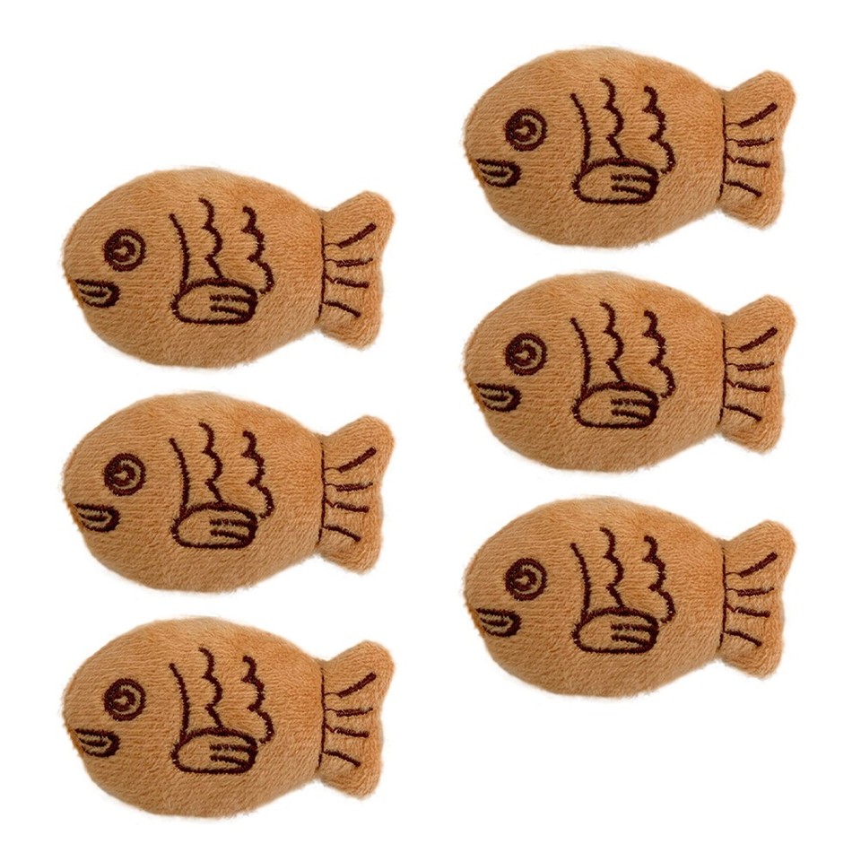 6 Pcs Cute Fish Pin Badge Decorative Clothing Brooch Backpack Accessory ...