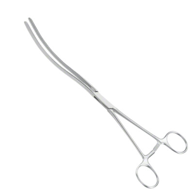 Kocher Intestinal Forceps, 8.75", Dbl Curved, Longitudinal Serrations ...
