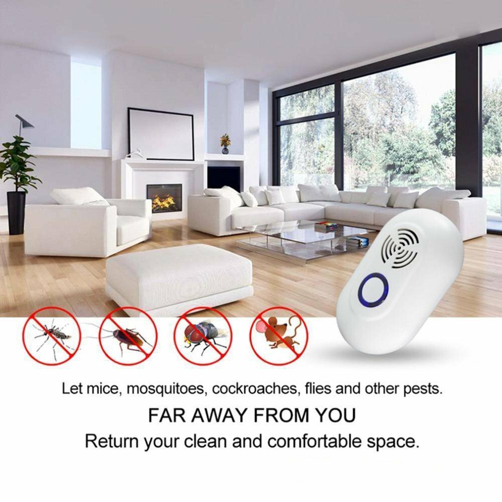 Smart Ultrasonic Anti Pest Fly Bugs Reject Magnetic Insect Deratization ...