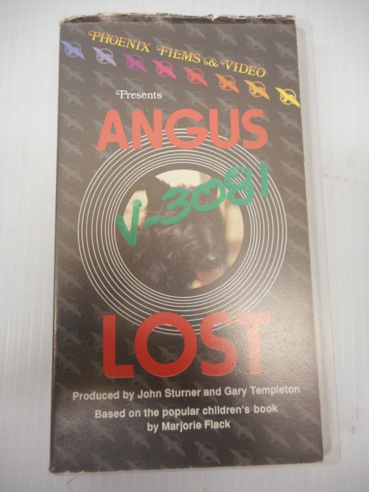 Phoenix Films & Video Presents Angus Lost VHS From The Book By Marjorie ...