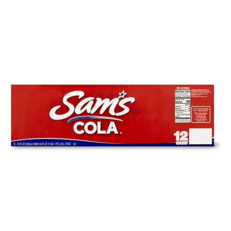 Sam's Cola Soda Pop 12 Pack of 12 fl oz Cans | eBay