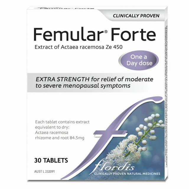 Flordis Femular Forte 30 Tablets Menopause Symptoms Relief for sale ...
