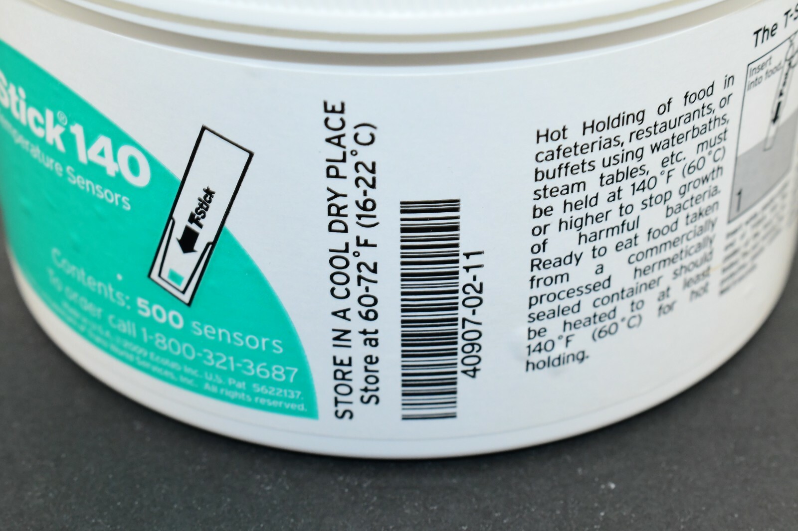 (Lot of 12 Strips) - ECOLAB T-Stick 140 Disposable Temperature Sensors ...