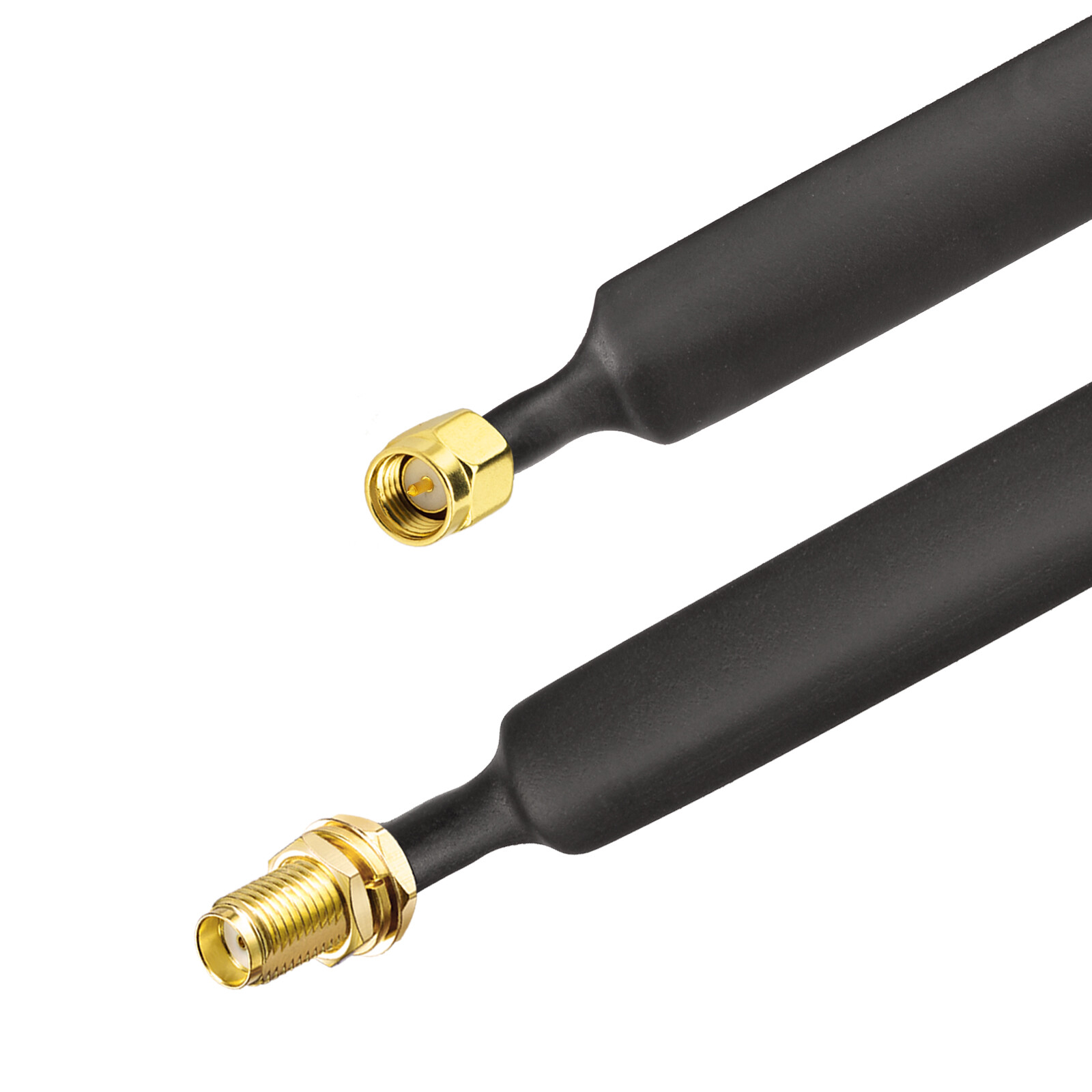 Flat Cable SMA Male to SMA Female Window and Door Feed Thru Cable for ...