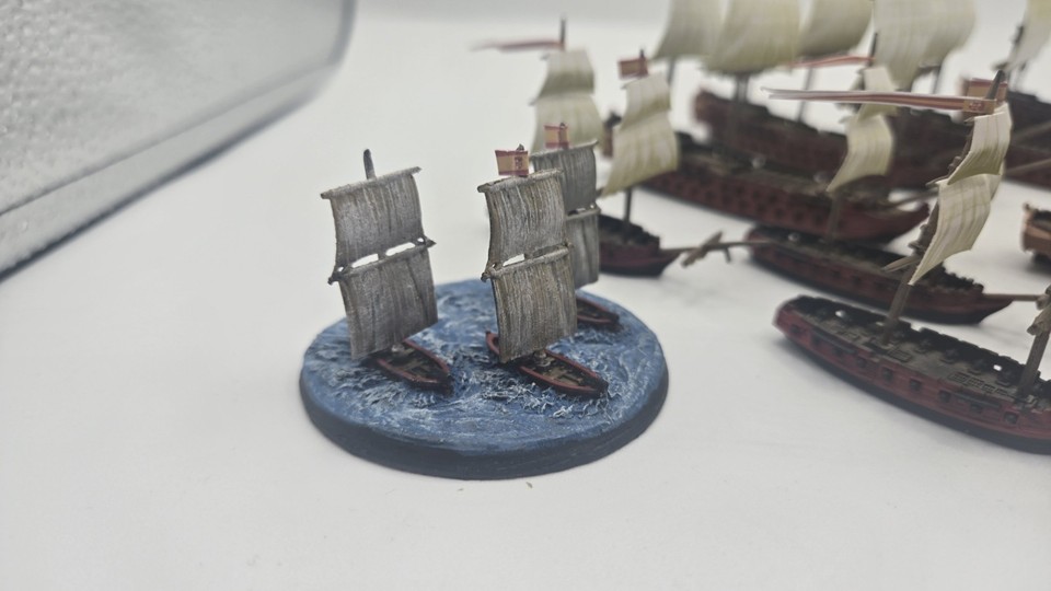 Black Seas Painted Spanish Fleet | eBay