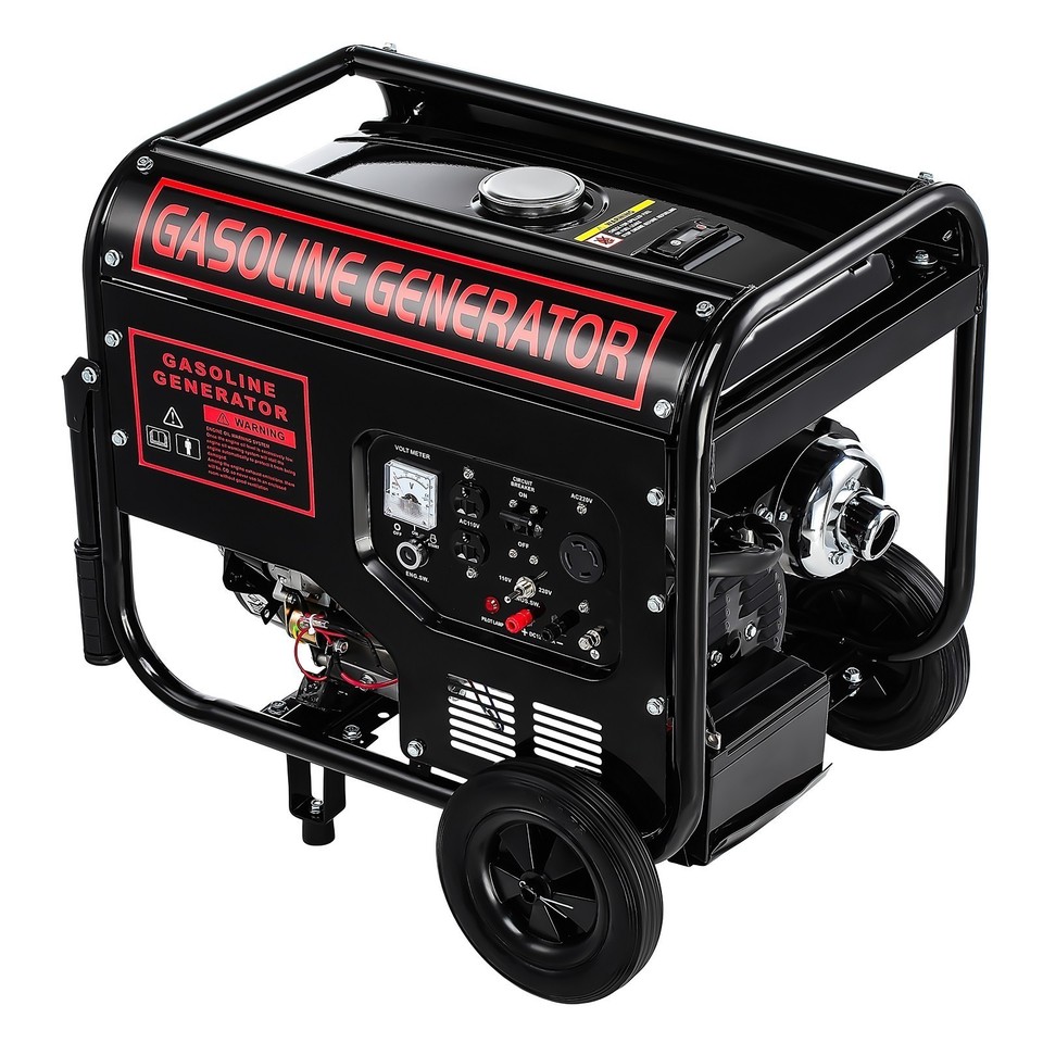 5000W Portable Inverter Generator Gas Powered Quiet for Home Backup ...