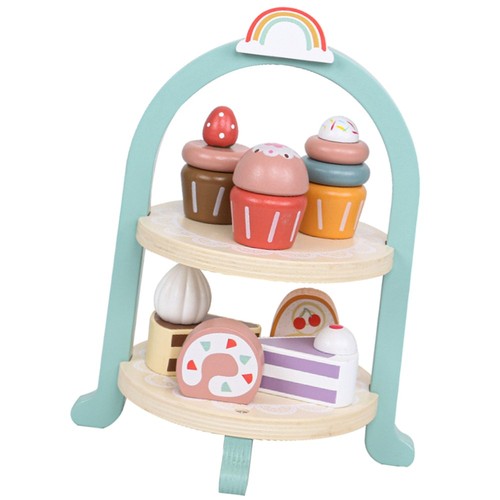 Pretend Play Cake Set Realistic Cupcake Prop Cakes for Display Toy ...