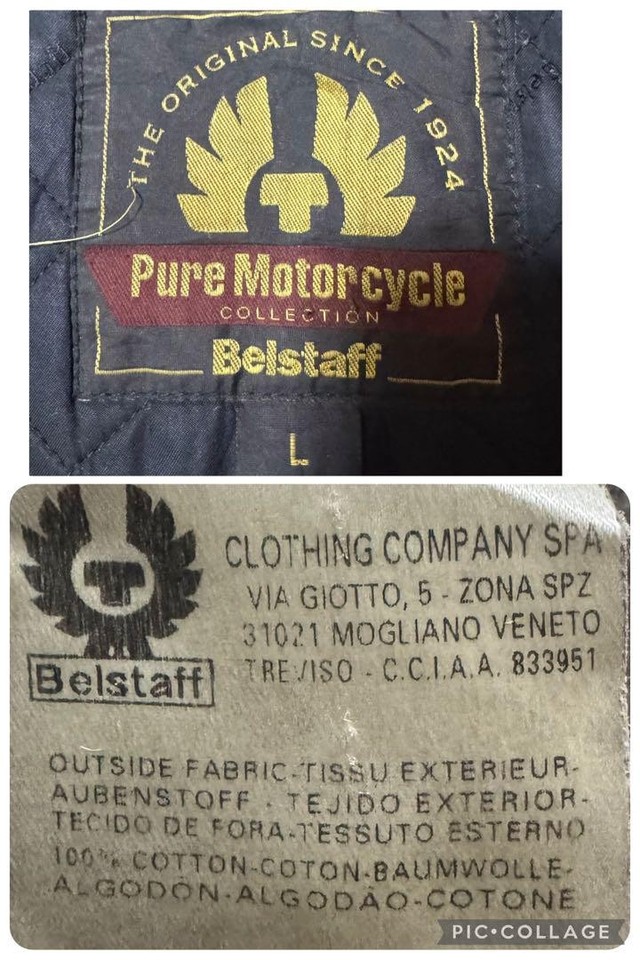 Bellstaff Italian-Made Trialmaster Waxed Cotton Liner, Black, Size L, Men's | eBay