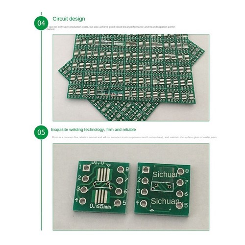 200PCS TSSOP8 SSOP8 SOP8 to DIP8 PCB SOP8 SOP Transfer Board DIP Pin ...