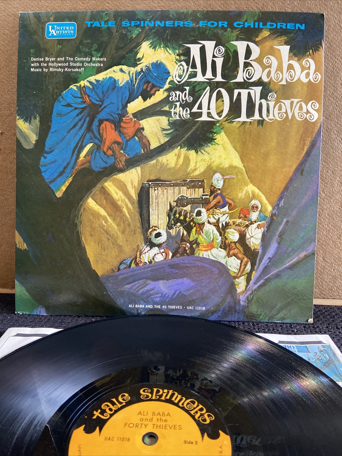 Ali Baba And The Forty Thieves/ TALE SPINNERS Soundtrack/ United Artists LP | eBay