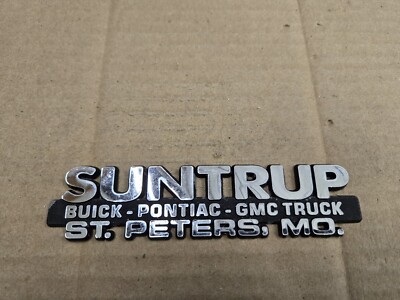 Suntrup Pontiac St. Peters Missouri MO Metal Car Dealership Dealer ...
