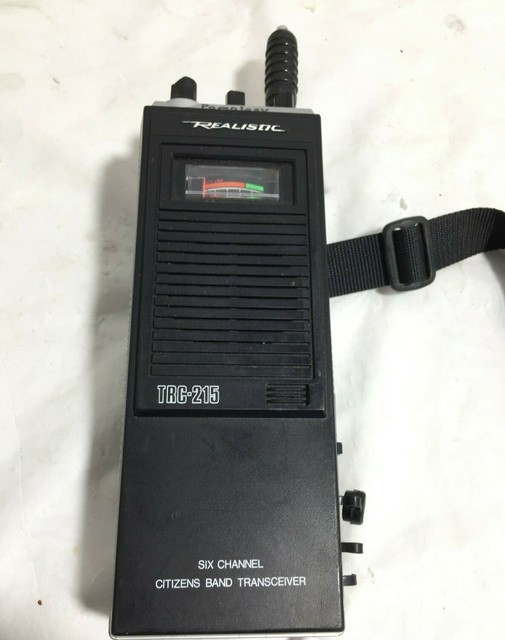 Realistic Trc-215 Handheld 5w 6 Channel CB Radio Transceiver Walkie ...