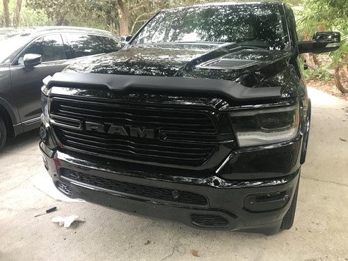 Mopar 82215476 RAM 1500 Matte Black Front Air Deflector for sale online ...