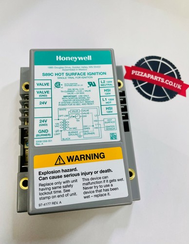 New Honeywell Hot Surface Ignition Control S89C - Lincoln Pizza Ovens ...