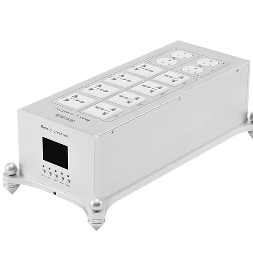 X6 Power Filter Audio Power Supply Filter w/ Remote for Hifi Power Amp ...