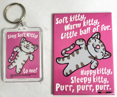 BIG BANG THEORY SING SOFT KITTY WARM KITTY Keychain and Magnet Set ...