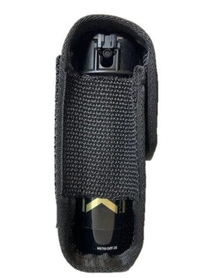 Pepper Spray Holster, Black Nylon - 2 3/4" Belt Loop (6" Holster Size ...