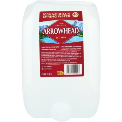 Water Spring 2.5 Gallons(Case Of 2) By Arrowhead Water | eBay