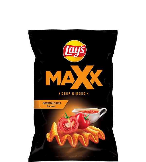 5 LAYS MAXX ORIENTAL SALSA Flavor Potato Chips Crisps Snacks 130g 4.6oz ...