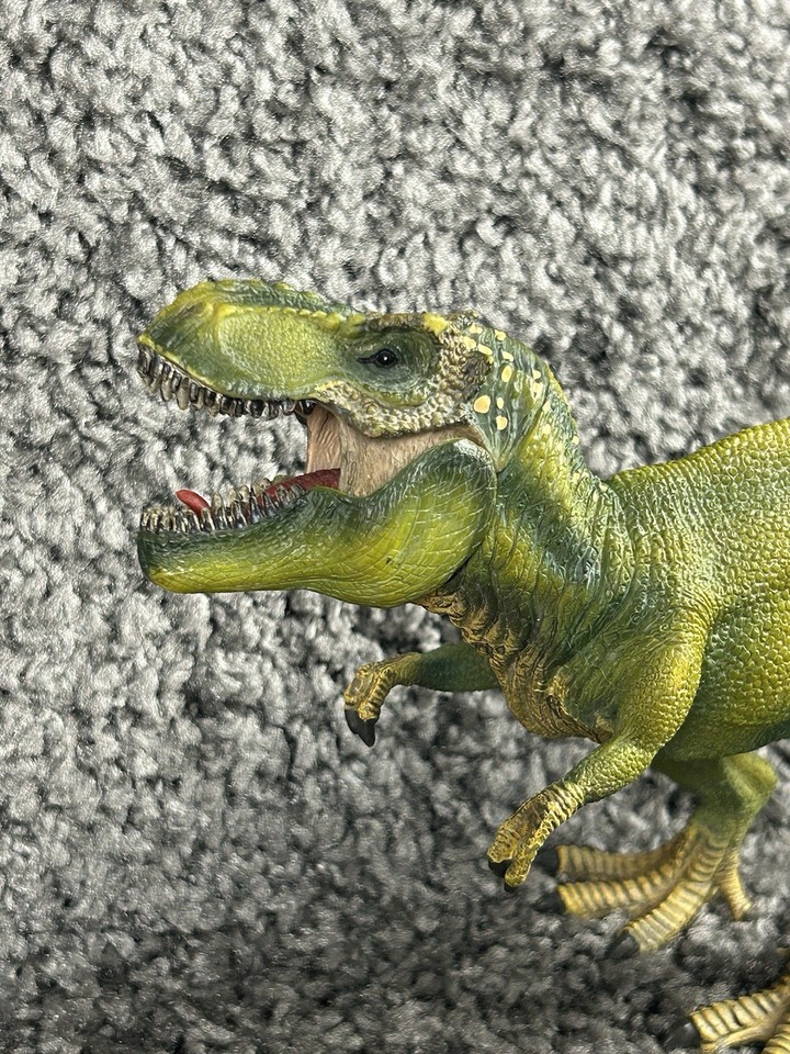Schleich Dinosaur GREEN T-REX Tyrannosaurus Realistic Large 14525 ...