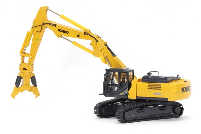 OO Motorart Kobelco Yellow SK 400 DLC Demolition Excavator With 2 Boom ...