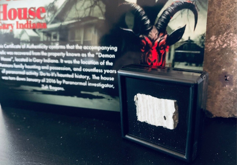 Demon House Haunted Relic with COA Gary Indiana Paranormal | eBay