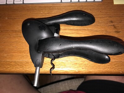 Metrokane Rabbit corkscrew wine bottle cork opener set foil cutter Case ...