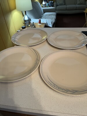 Corelle Blue Lily Pattern Dinner Plates | eBay