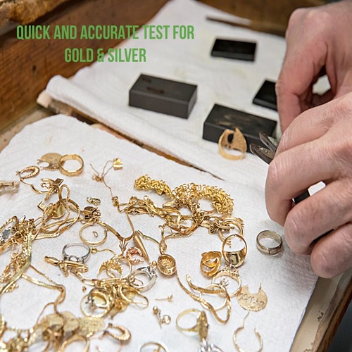 Gold Silver Jewelry Test Kit 10K 14K 18K 24K Digital Scale Diamond ...