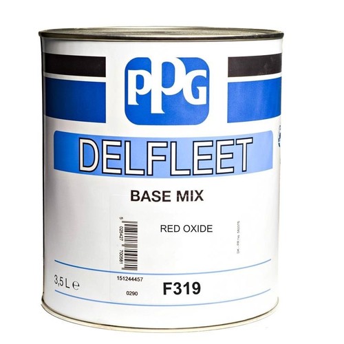 PPG BASE TINTOMETRICA DELFLEET INDUSTRIALE F319 ROSSO OSSIDO 3,5 LT | eBay