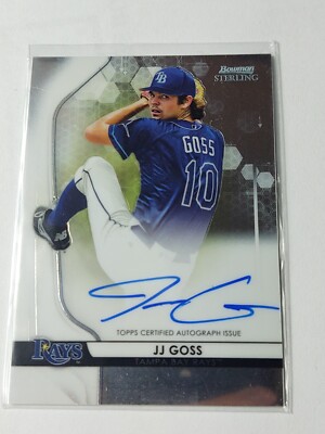 2020 BOWMAN STERLING JJ GOSS AUTO RC ROOKIE BASEBALL CARD #BSPA-JJG | eBay