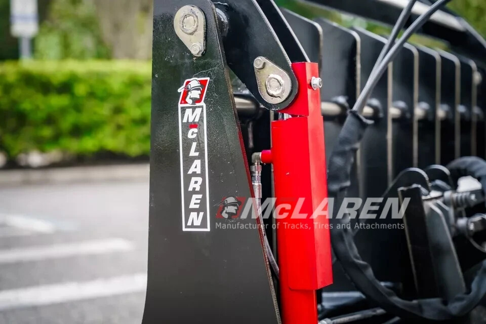 Track Loader Root Rake Attachment Debris Silage Rock for JCB 84" Wide ...