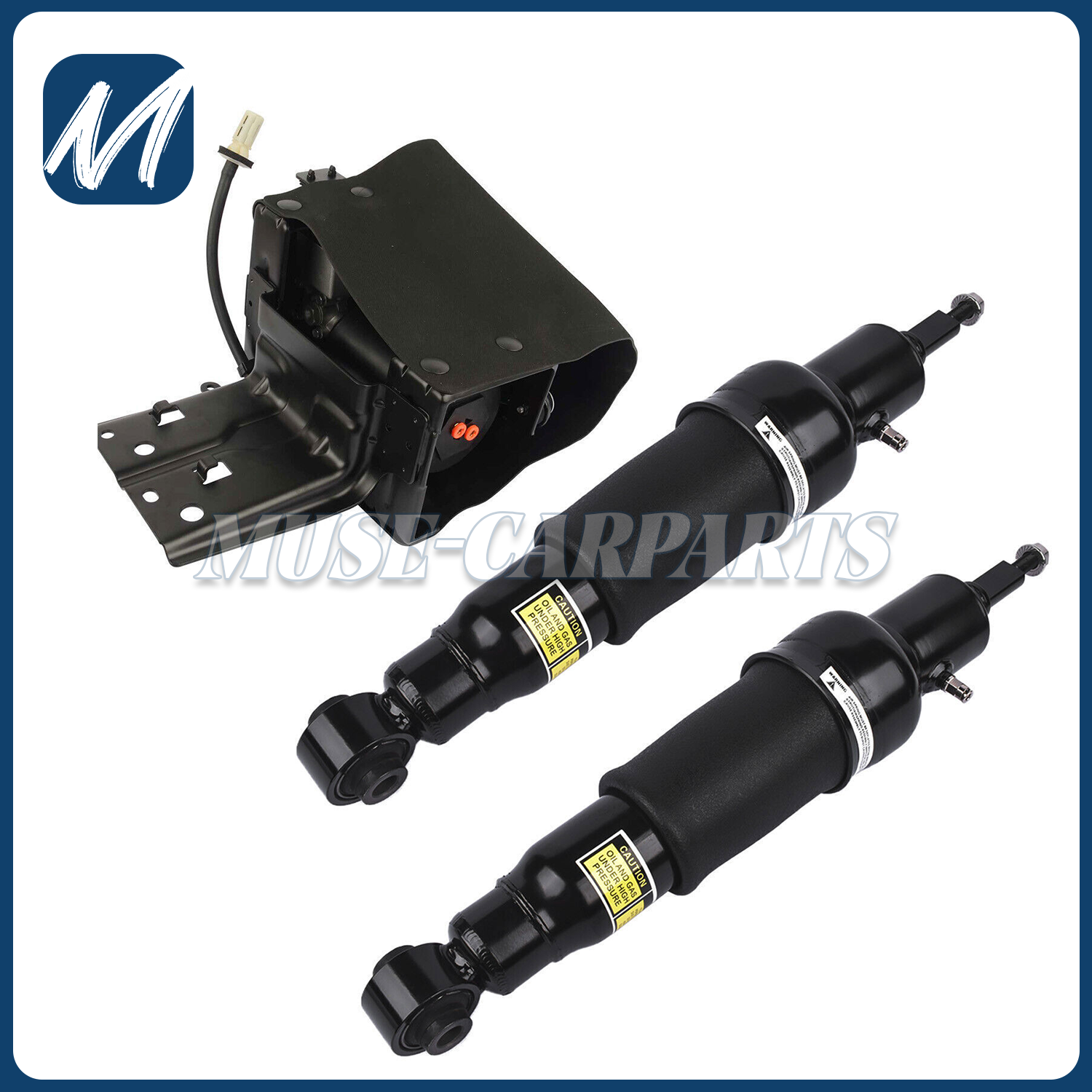Rear Air Suspension Compressor &2PCS Shocks Absorber for 2014-2020 ...
