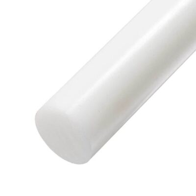 1.625 (1-5/8 inch) x 12 inches, Acetal Plastic Round Rod, White | eBay